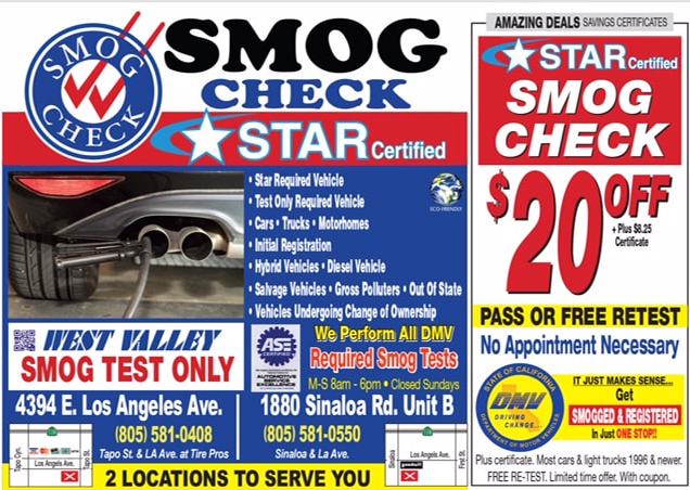 Smog Testing | West Valley Smog | Simi Valley, CA