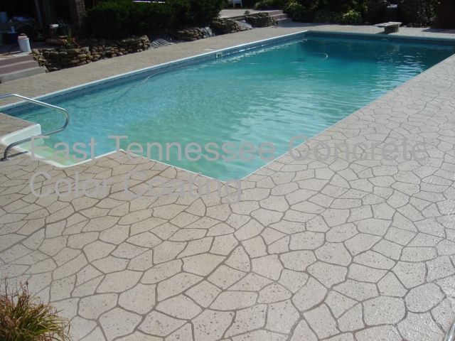 Stencil Designs | Concrete Color Coating | Lenoir City, TN