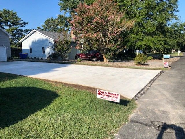 Residential Concrete Shellhamer Concrete Contractor Frankford DE