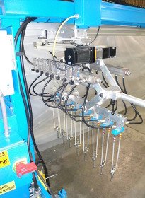 Glass Container Production | Traversing Sprayer | Marion, IN