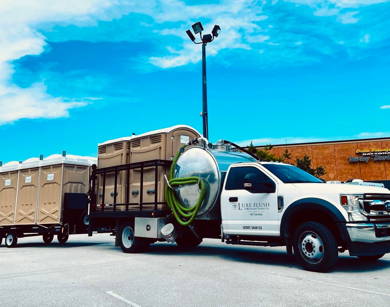 Porta Potty Companies FL | Luxe Flush
