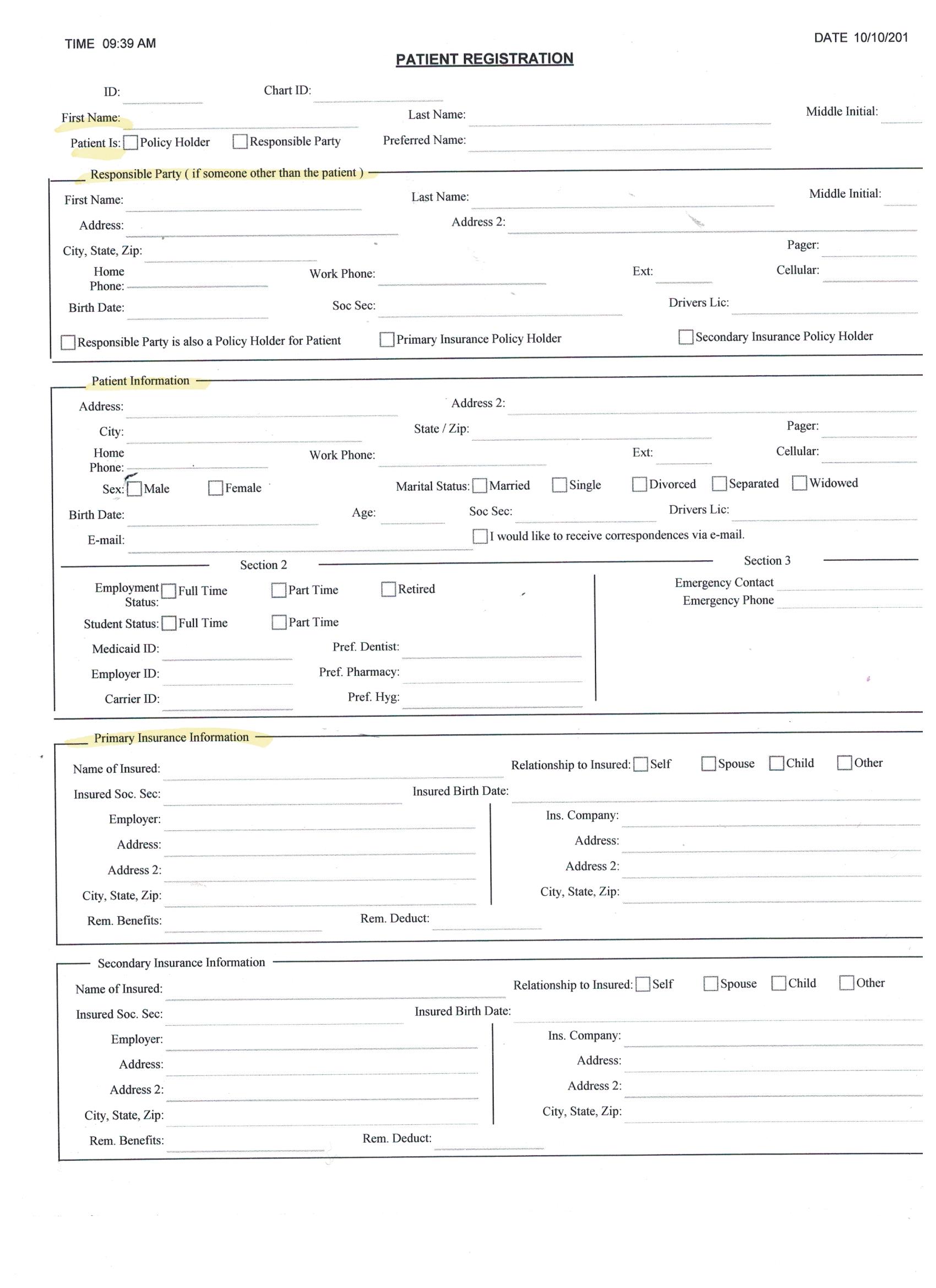 Dr David H. Cox, DDS PC New Patient Forms | South Lyon, MI