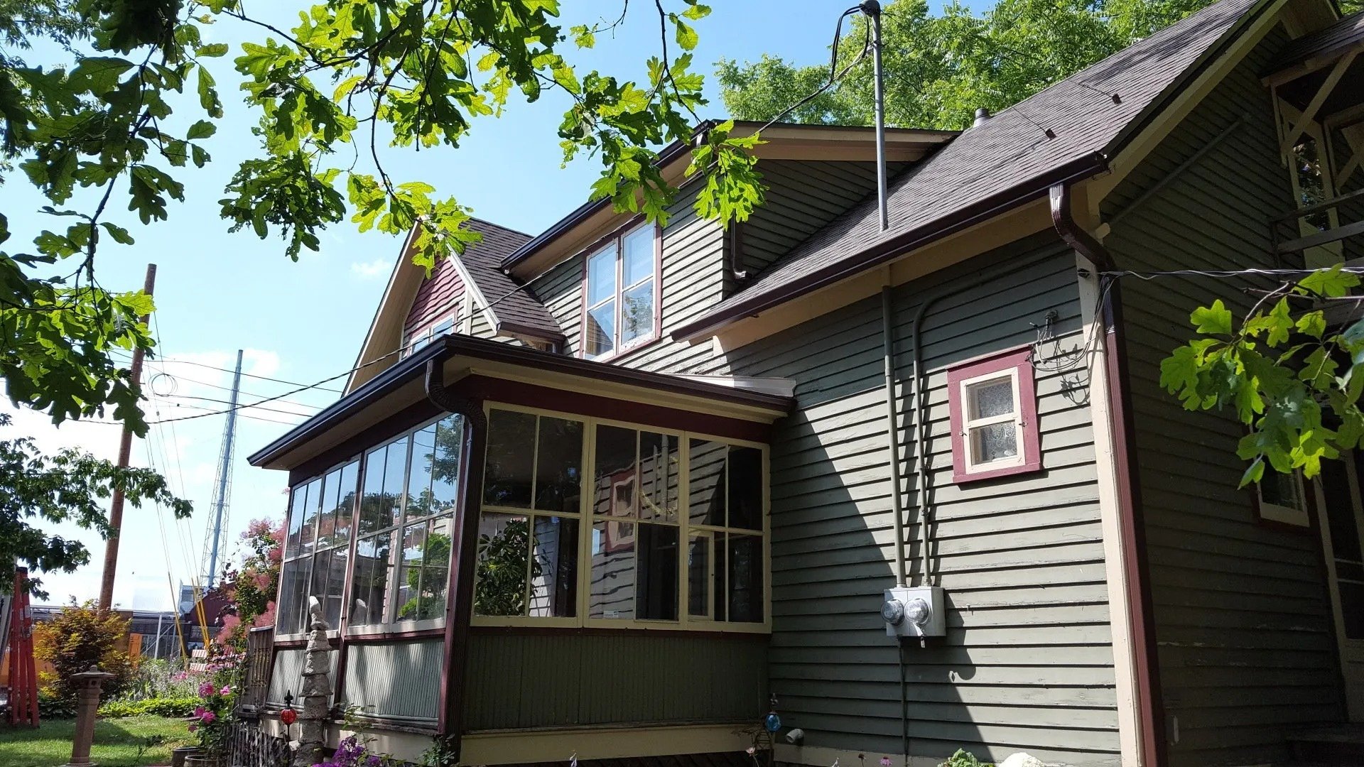 Musket Brown Gutter and 3x4 Downspout