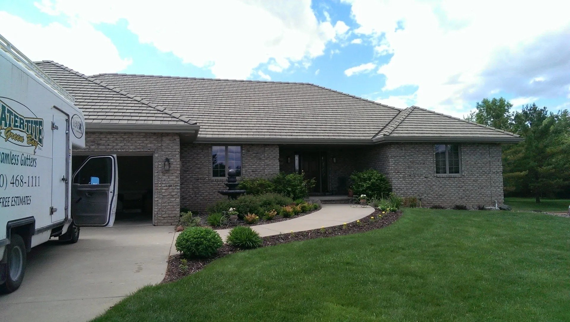 6 Inch Clay Gutter and 3x4 Downspout