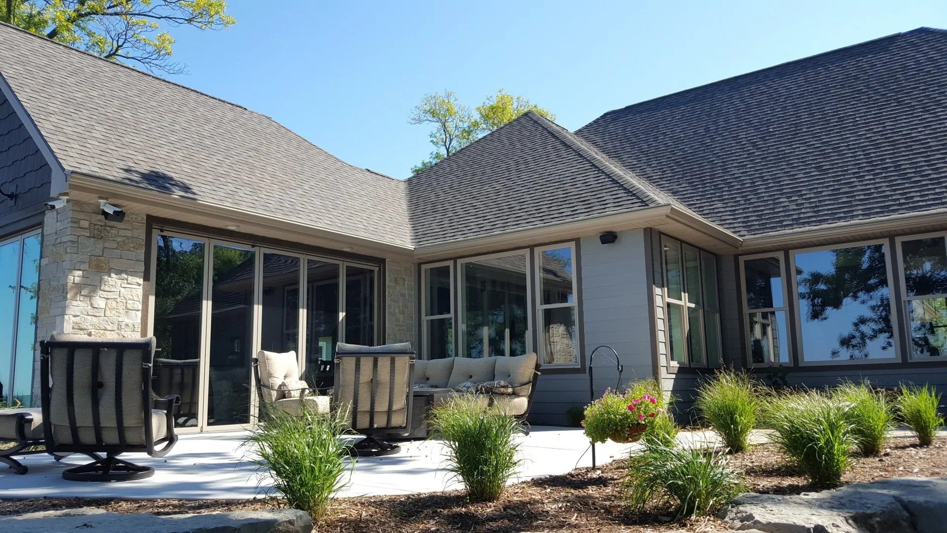 Wicker 5 inch Gutters, 3x4 Downspout, and Leaf-X