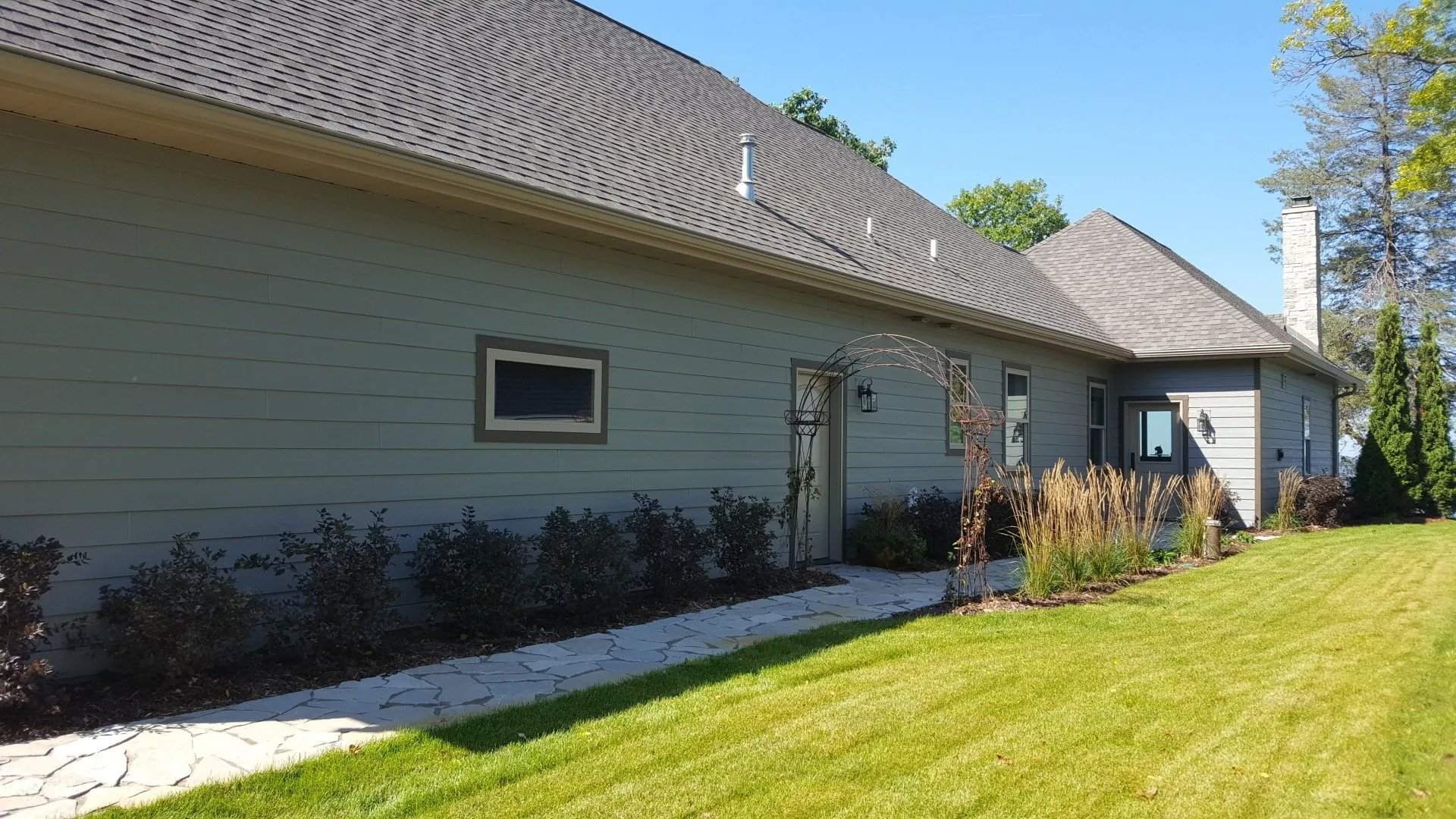 Wicker 5 inch Gutters, 3x4 Downspout, and Leaf-X