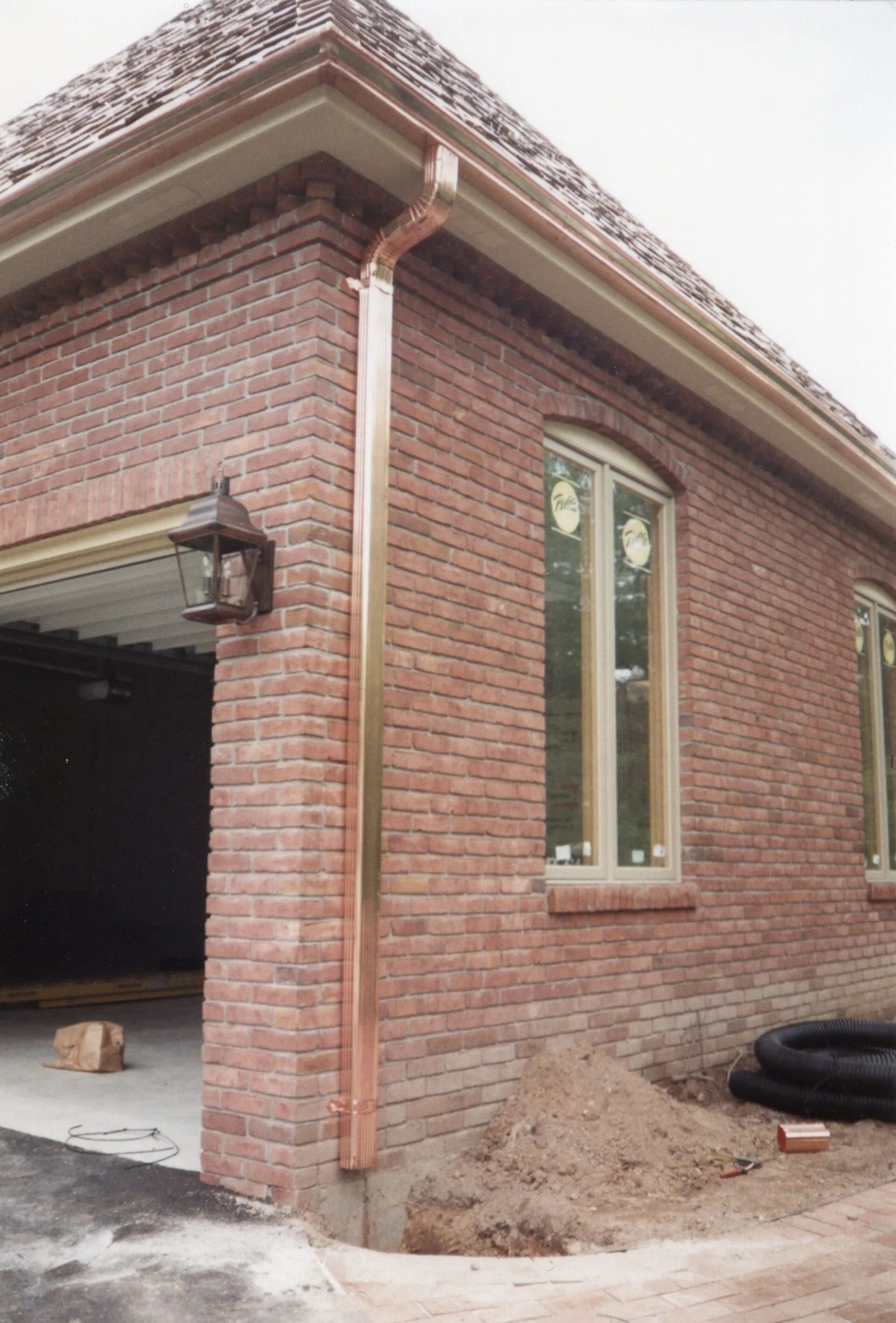 Flashback: Old Time Copper Gutter and Downspout Install