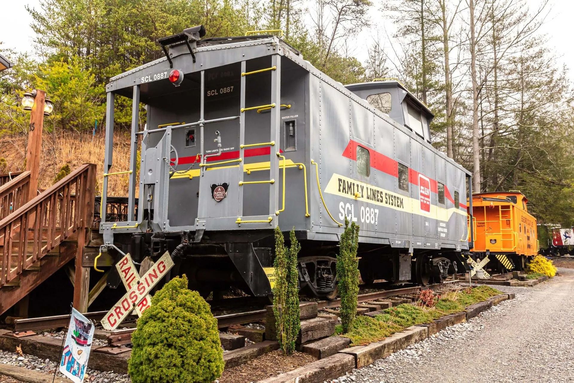 Caboose Lodging Rentals | Buffalo Creek Vacations | Clyde NC