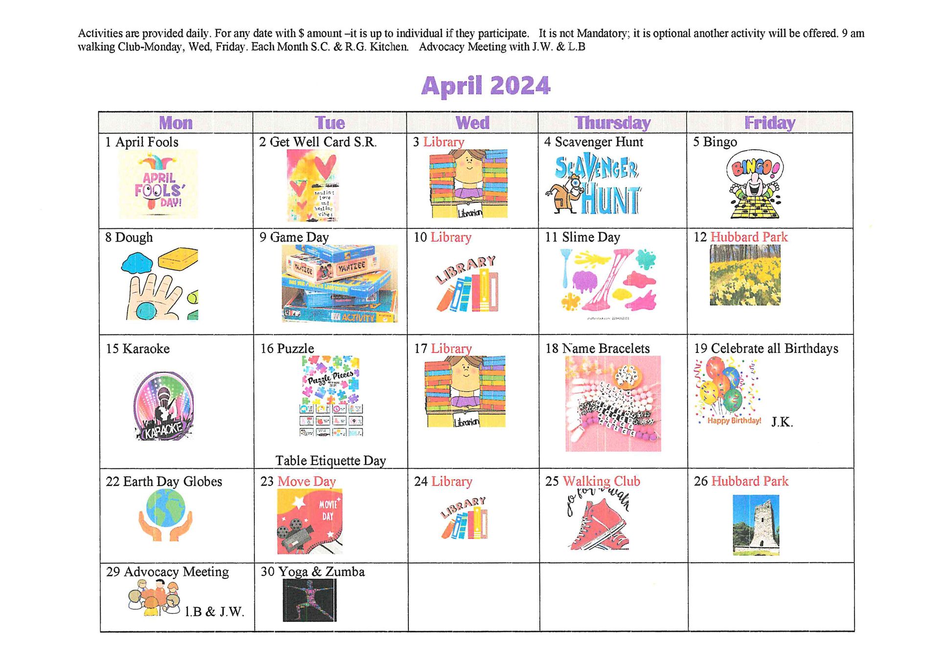 Calendar of Events | Helping People Excel, Inc