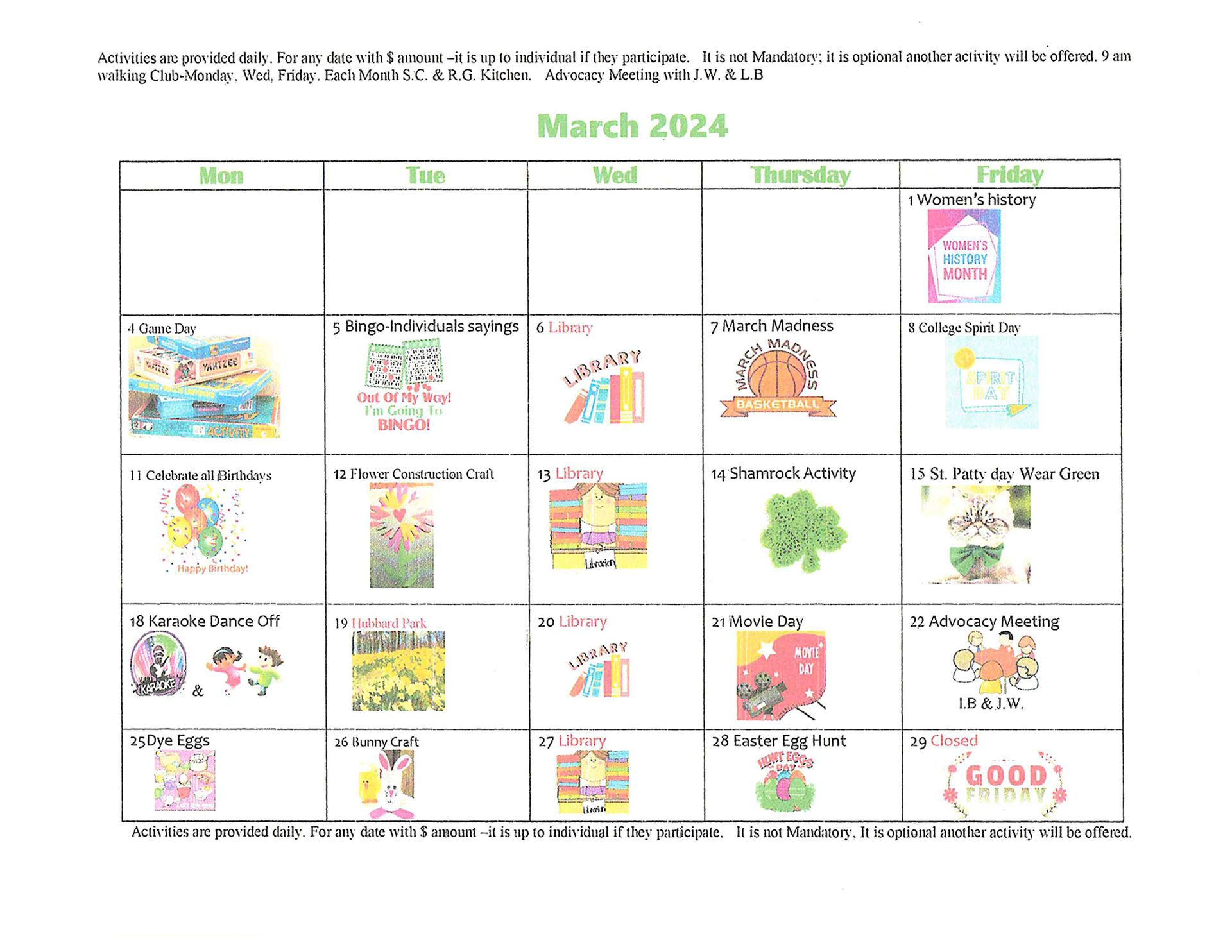 Calendar of Events | Helping People Excel, Inc