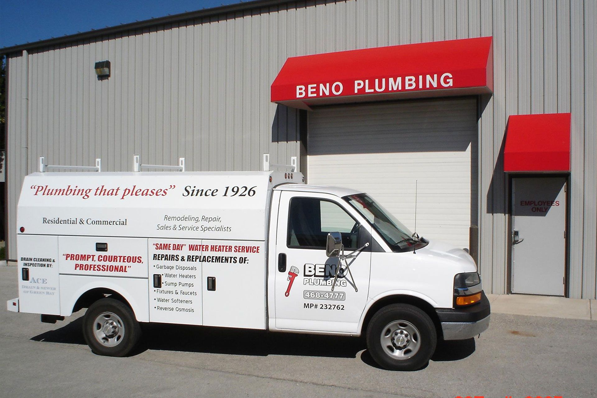 Water Heater Repair Green Bay, WI | Beno Plumbing