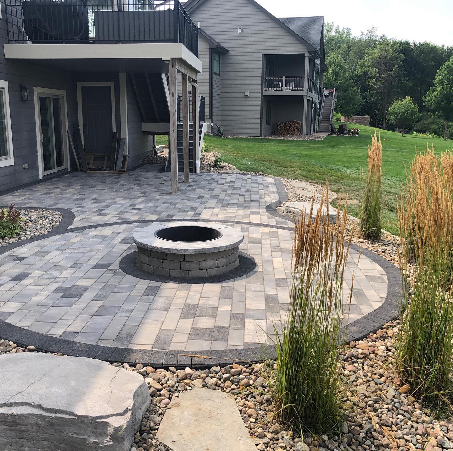 Solid Rock Landscaping LLC Fire Pits | Portfolio | West Des Moines