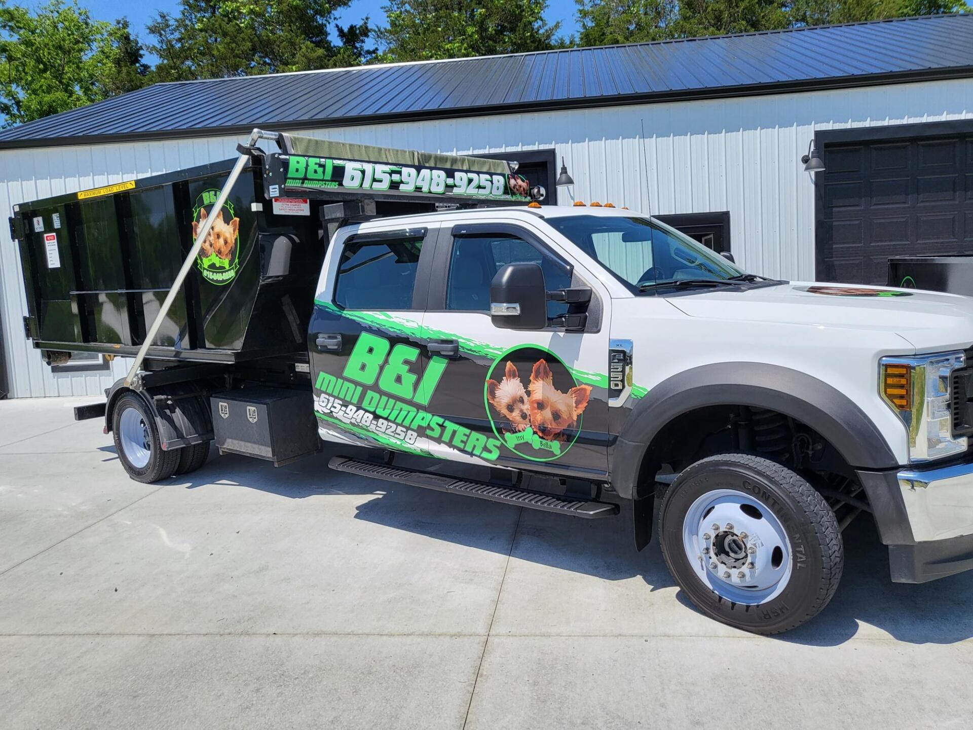 Dumpster Rental | B & I Mini Dumpsters LLC | Lebanon TN Area