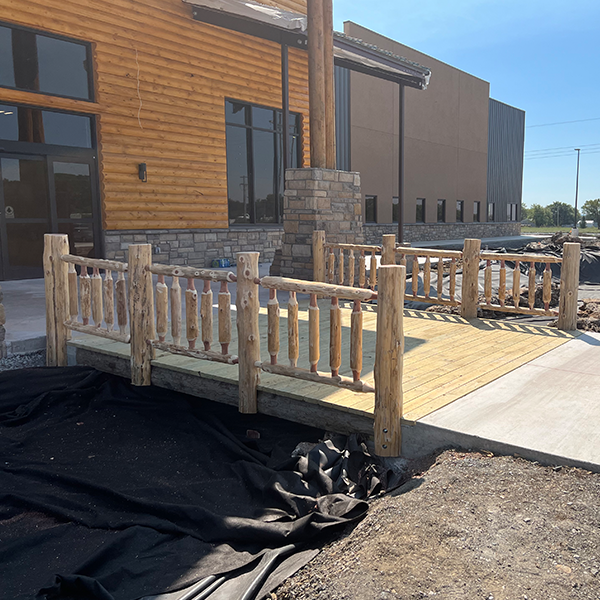 Cedar Log Railing Services | Oklahoma