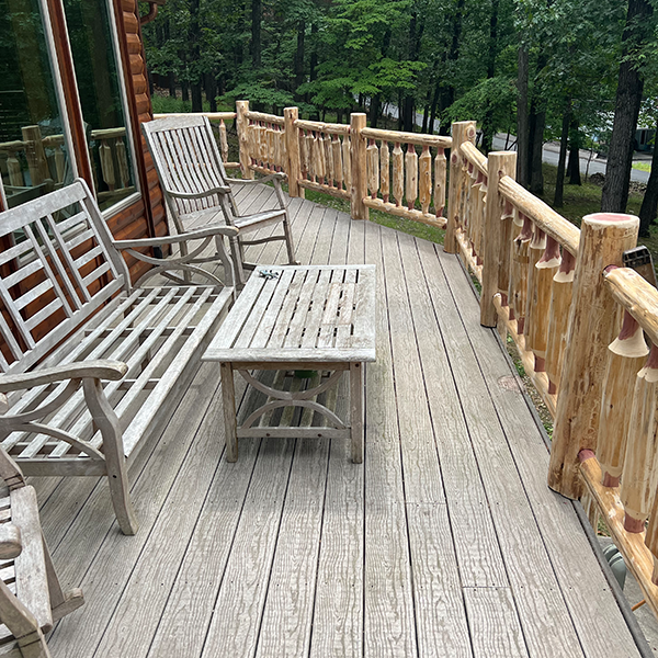 Cedar Log Railing Services | Oklahoma