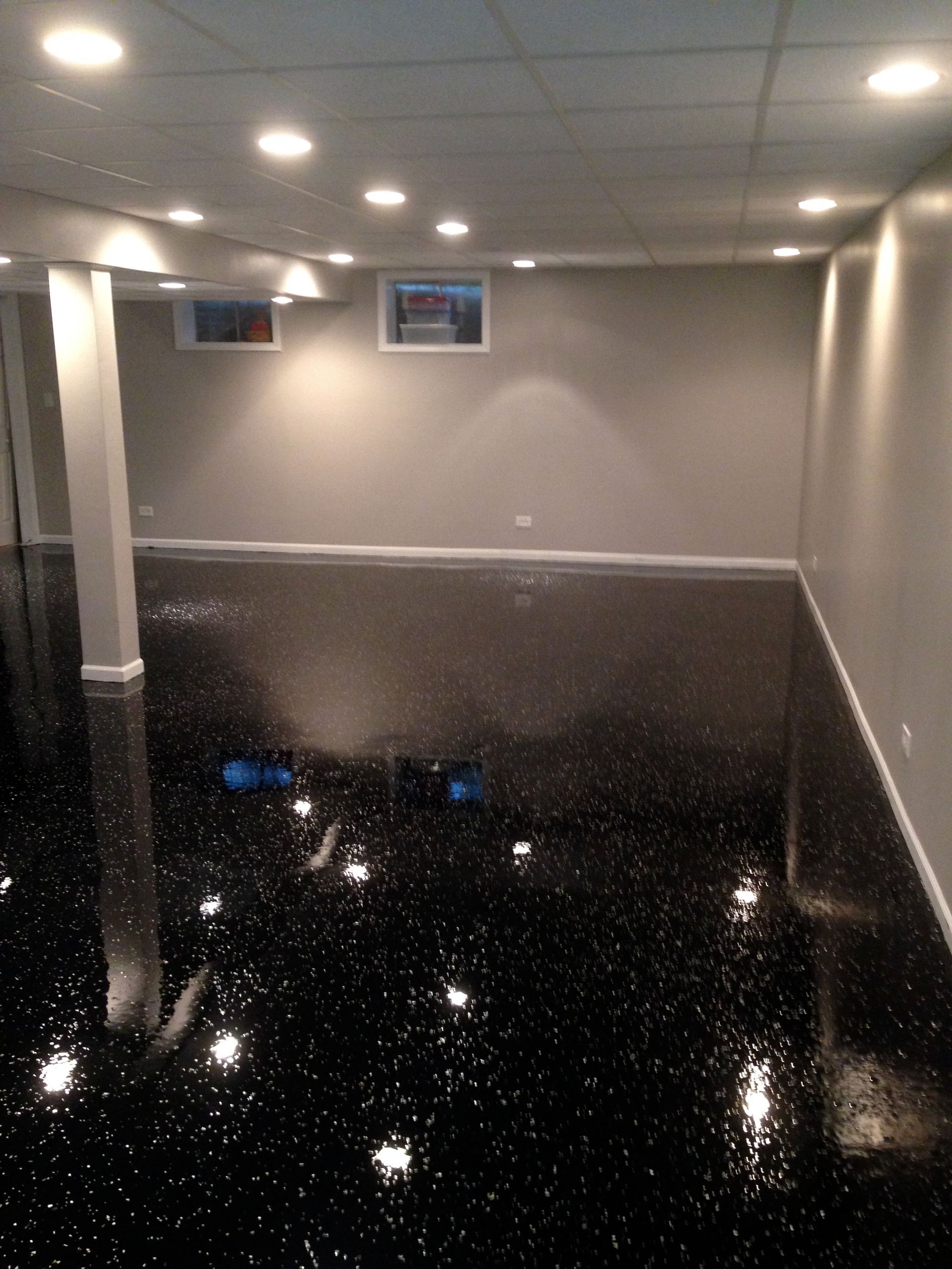 Basement Epoxy Flooring Services | Arlington IL