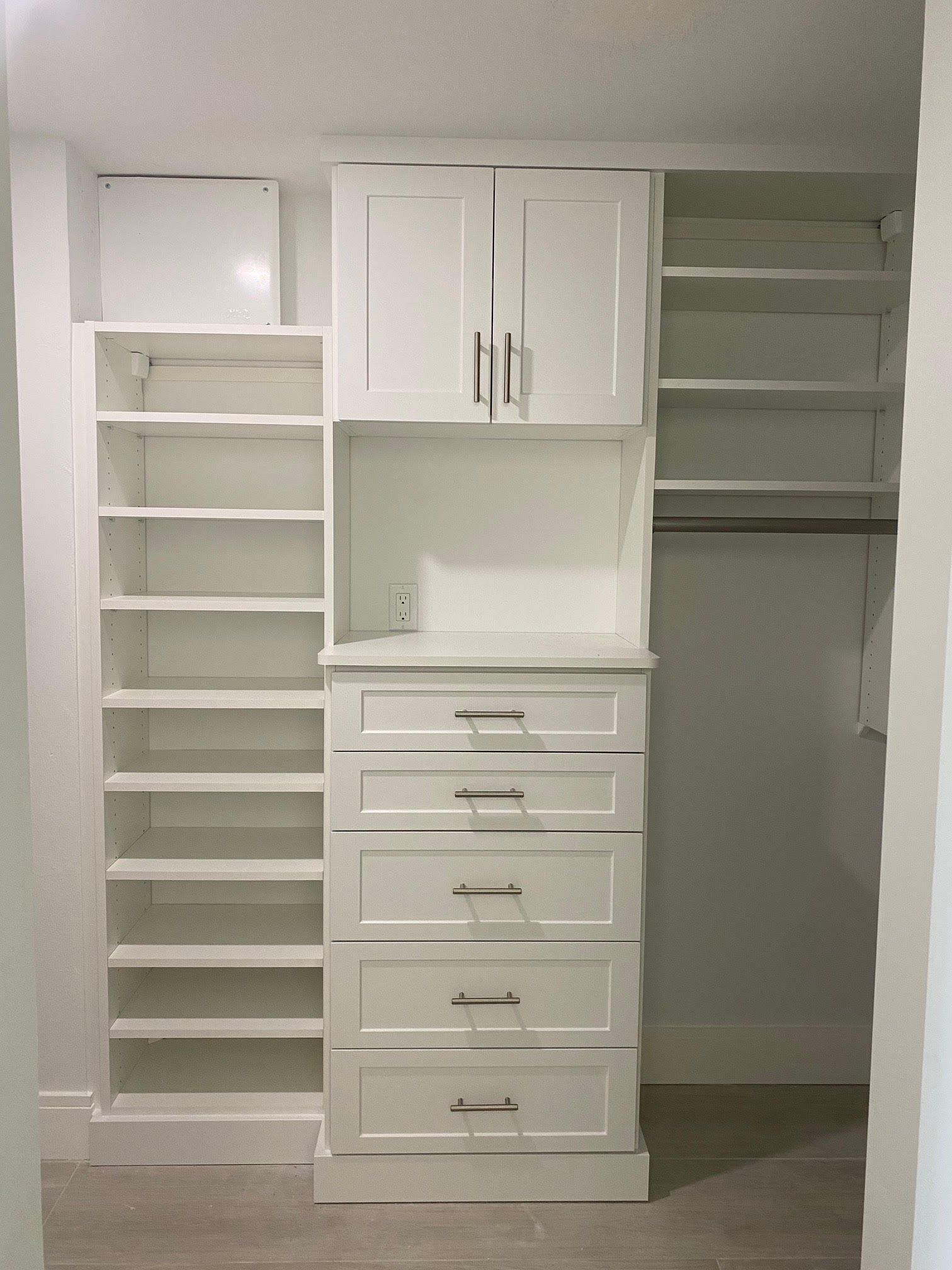 Bedroom Closet Install Naples, FL | All About Closets Inc.