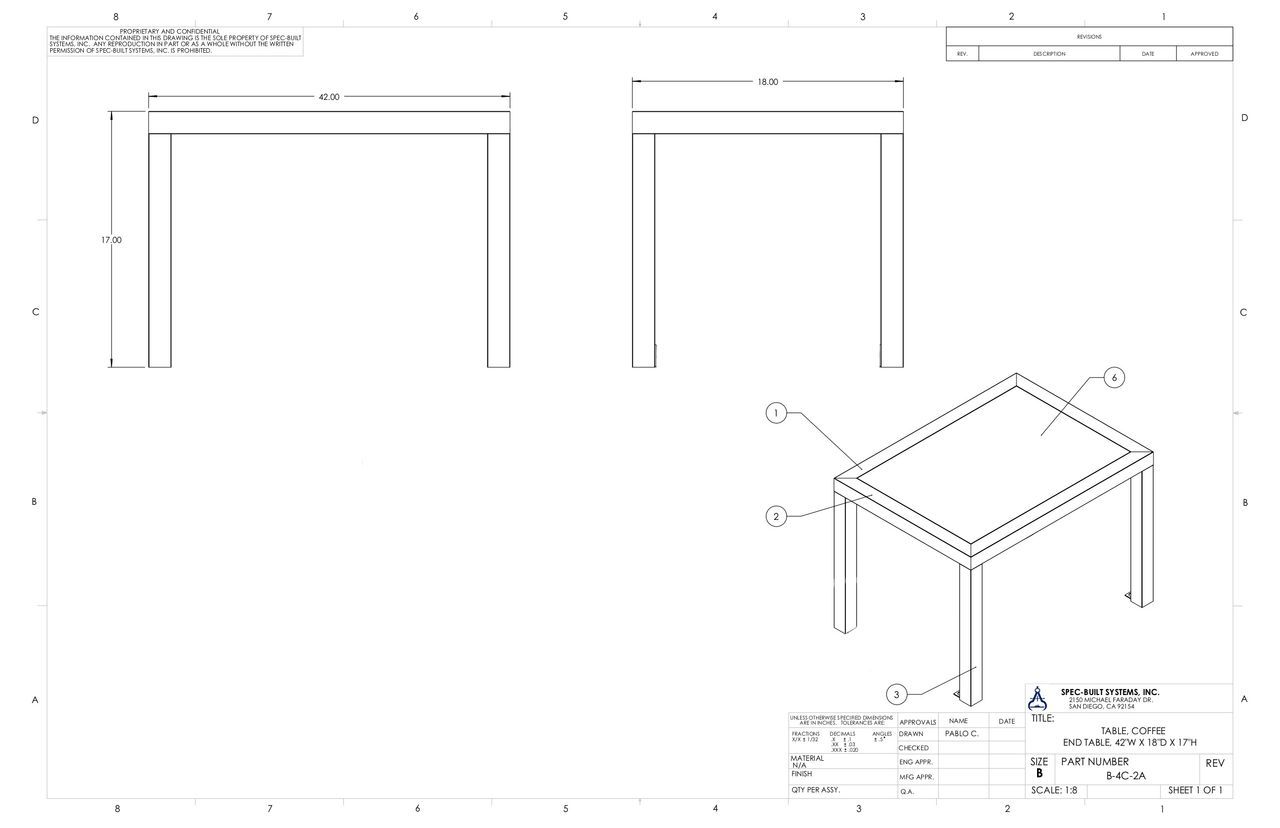 Tables and Cabinets | Spec-Built Systems | San Diego, CA