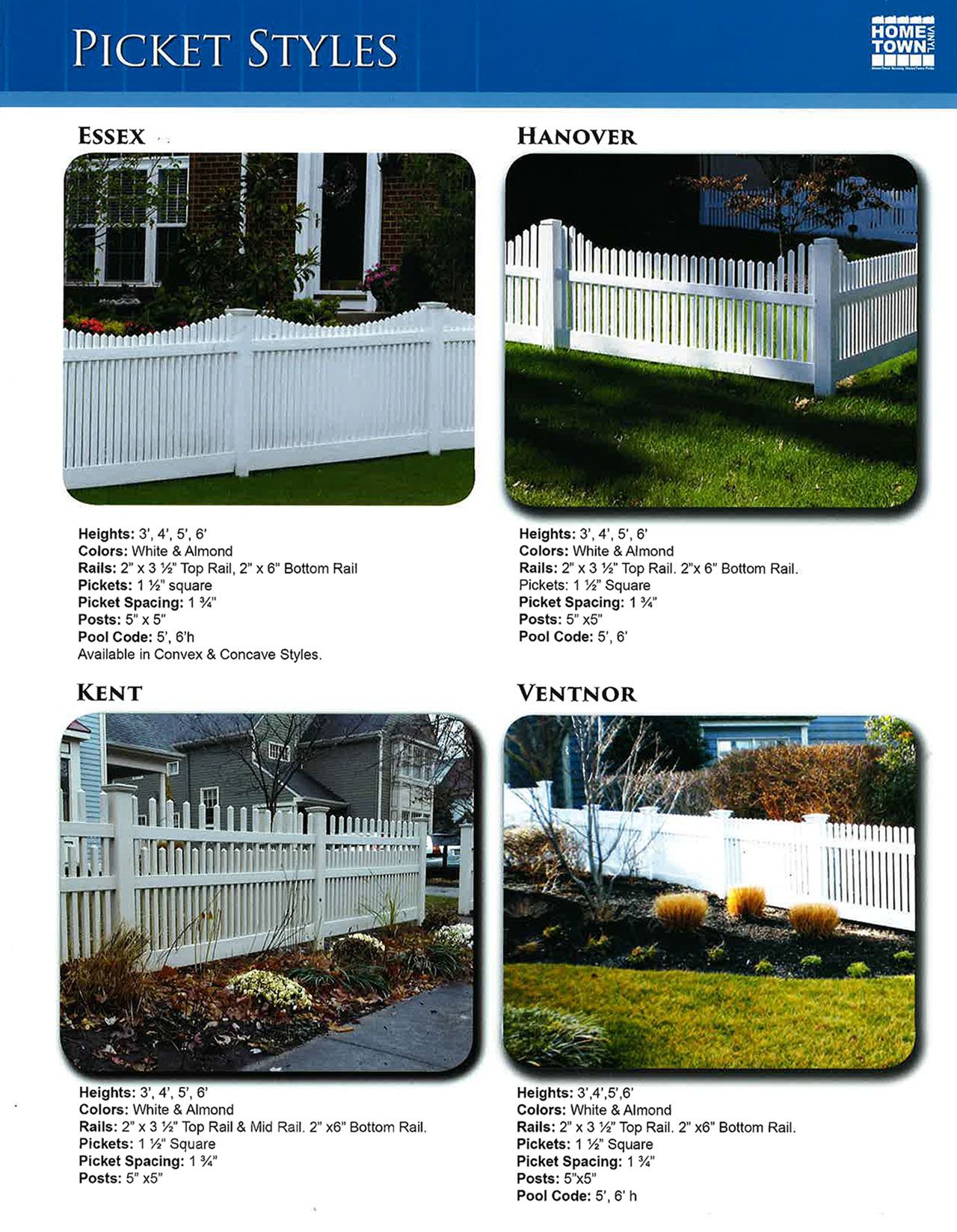Vinyl Fences Catalog | Audubon Fence
