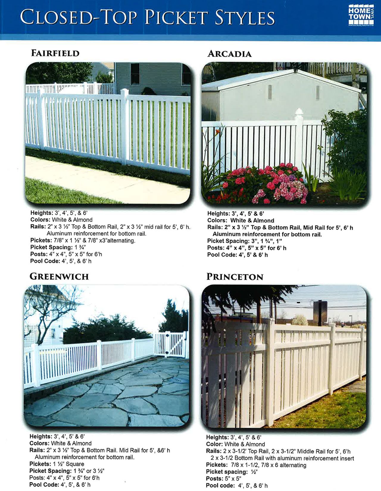 Vinyl Fences Catalog | Audubon Fence
