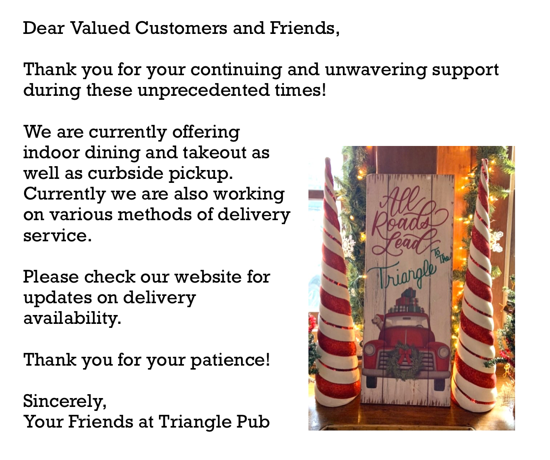 Triangle Pub | Food and Drinks | Eastport, NY