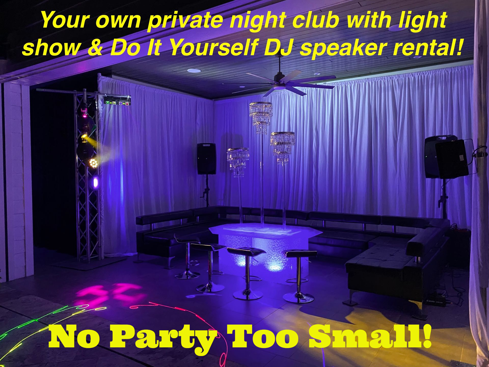 One Step Beyond Events | LED Light Up Party Rentals | Orlando
