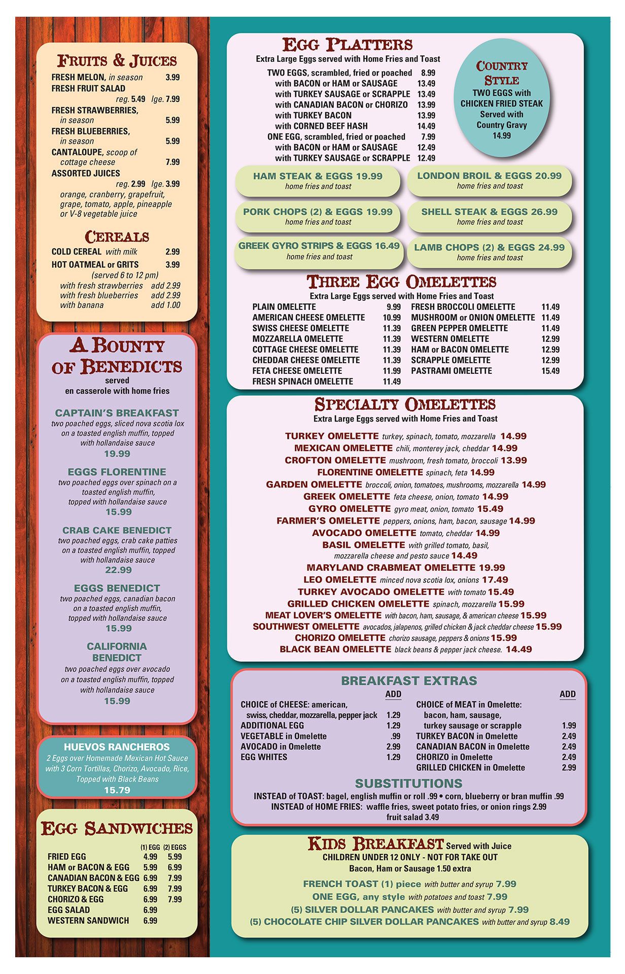Nautilus Diner-Restaurant Crofton Menu | Crofton, MD