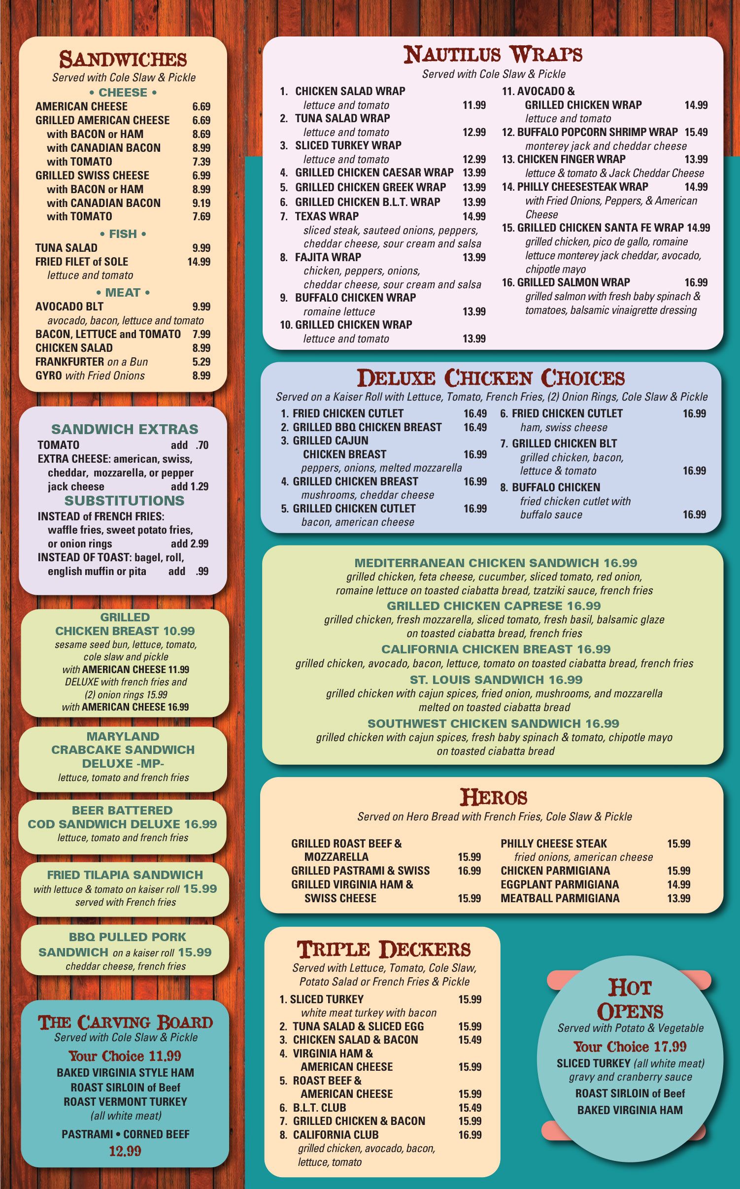 Nautilus Diner-Restaurant Crofton Takeout Menu | Crofton, MD