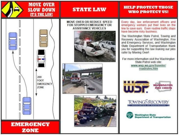 Slow Down and Move Over Campaign | Bellingham, WA