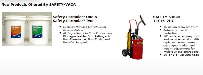 Hazmat Solutions Products | Gainesville, FL