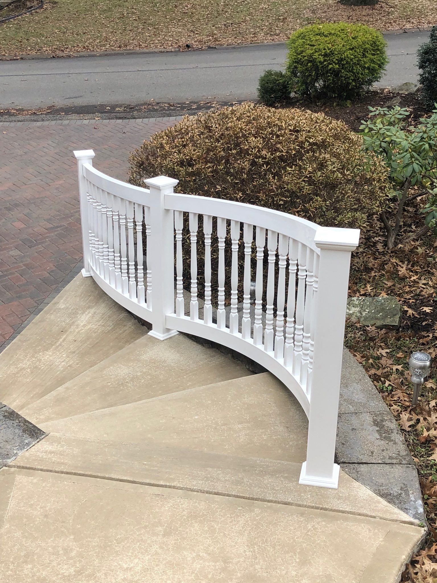 Curved Railings Portfolio | Bella Railings | Pittsburgh, PA
