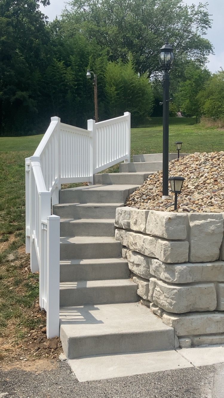 Curved Railings Portfolio | Bella Railings | Pittsburgh, PA