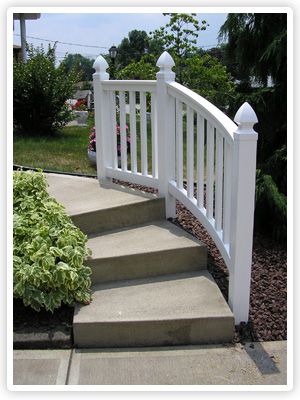 Curved Railings Portfolio | Bella Railings | Pittsburgh, PA