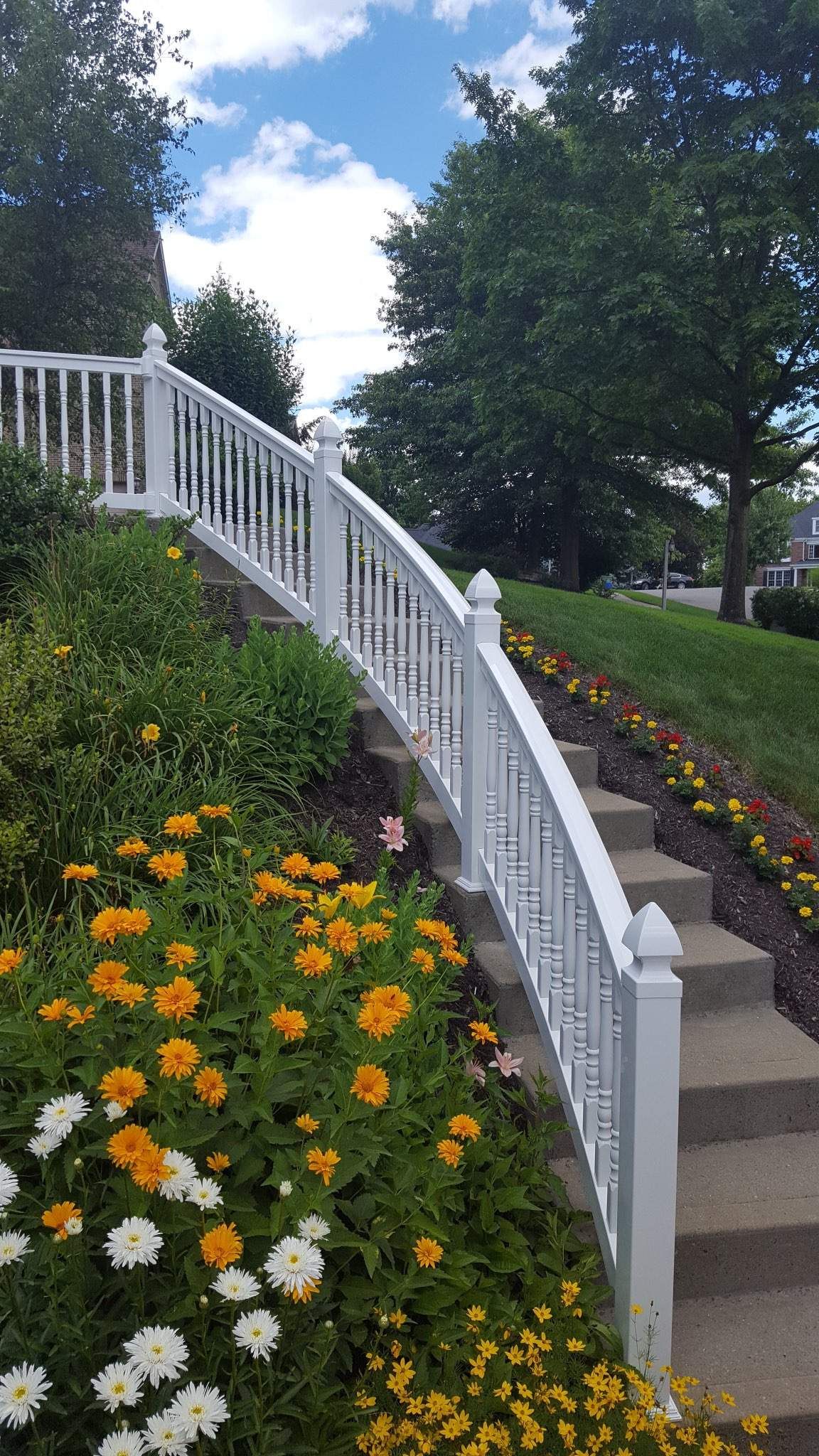 Curved Railings Portfolio | Bella Railings | Pittsburgh, PA