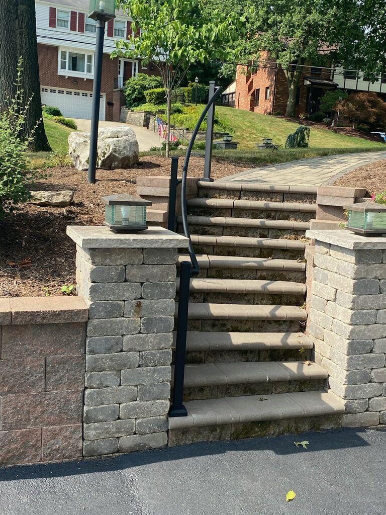 Curved Railings Portfolio | Bella Railings | Pittsburgh, PA