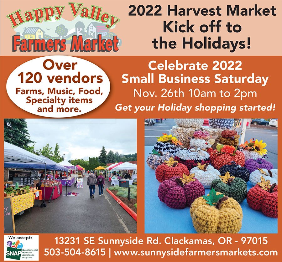 Harvest Market, A Kick Off To The Holidays | Sunnyside Farmers Market