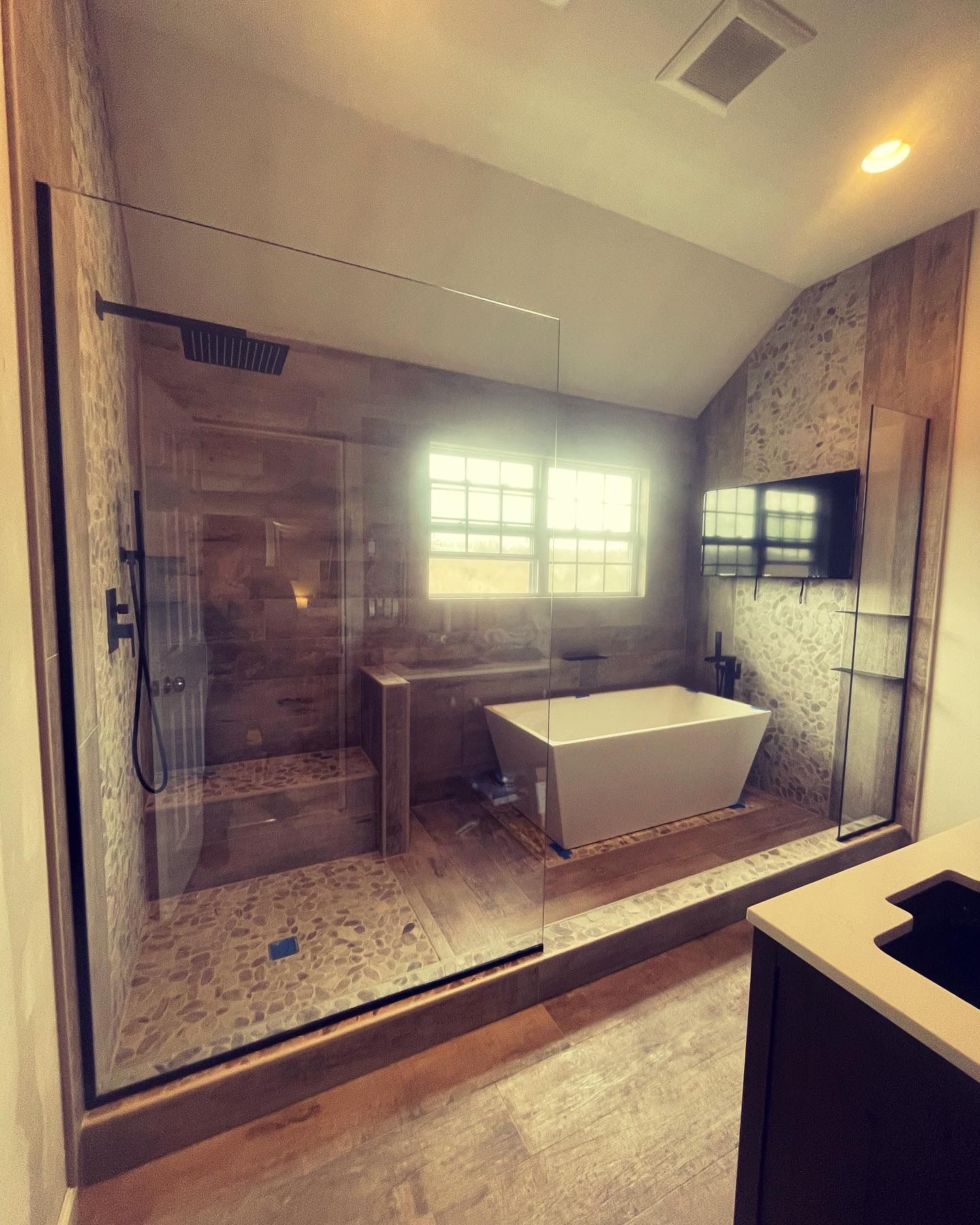 Splash Panel Shower Doors Gallery | Champion Glass