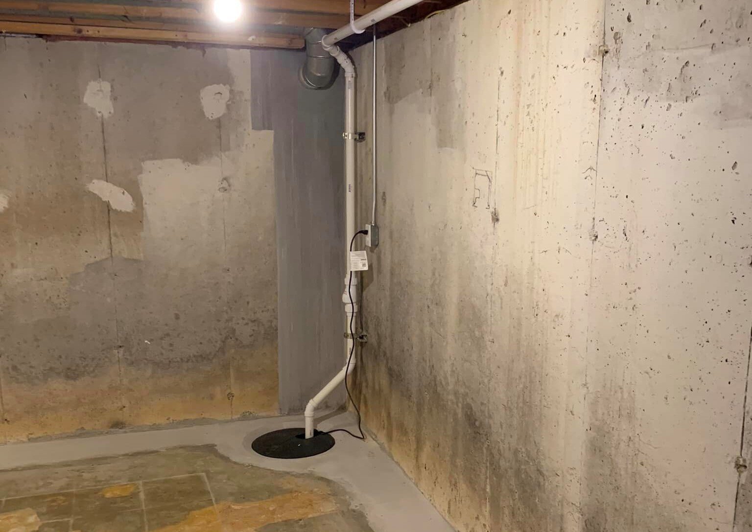 Basement Drain Tile | Rockford, IL | Brady's Waterproofing & Concrete