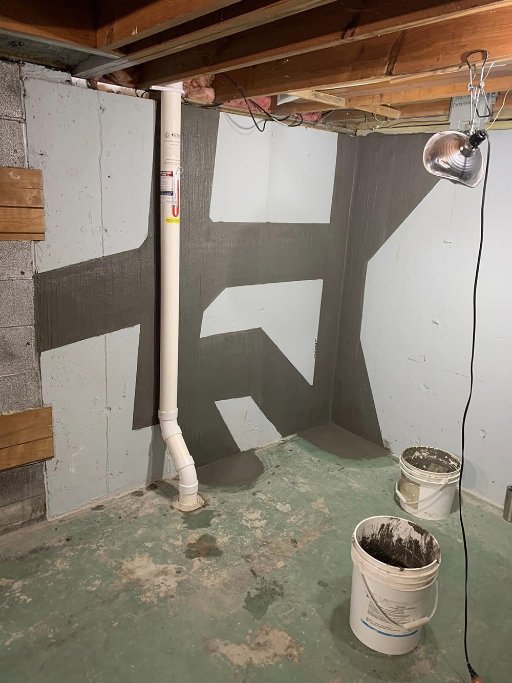Basement Drain Tile | Rockford, IL | Brady's Waterproofing & Concrete