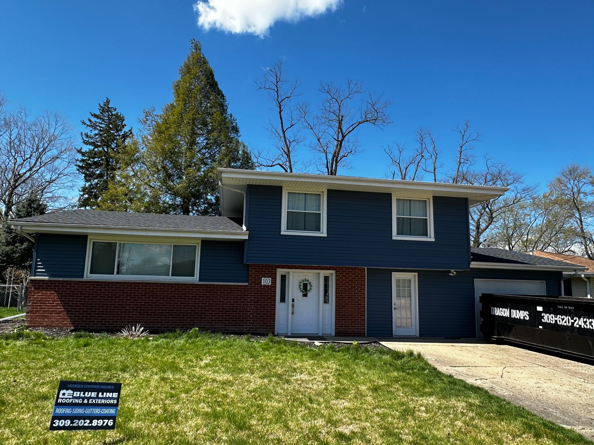 Gallery | Blue Line Roofing & Exteriors | Peoria, IL