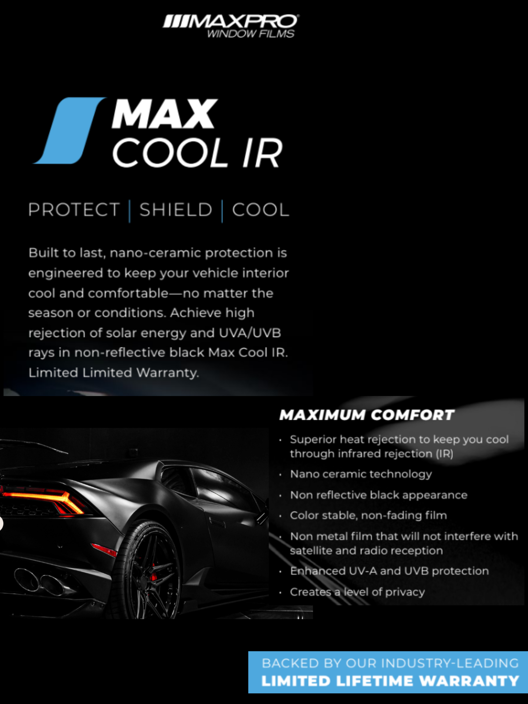 Maxpro Window Films | Parker, Tarrant, and Wise County Texas