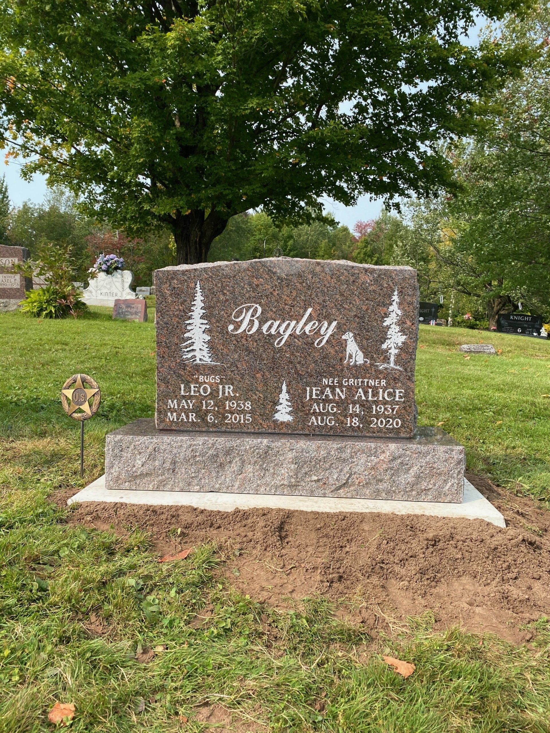 Upright Monuments | Stone Markers | Medford, WI