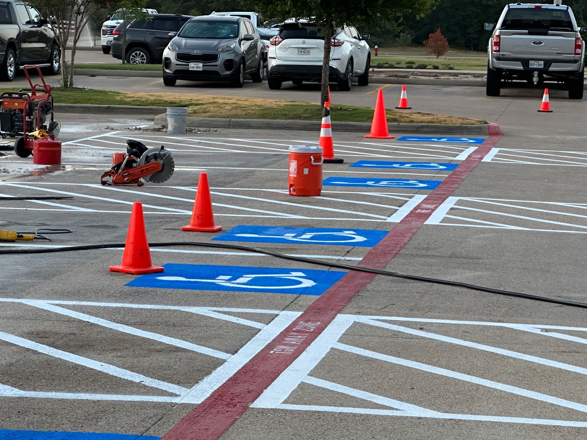 Parking Lot Striping and Maintenance | Bryan, TX