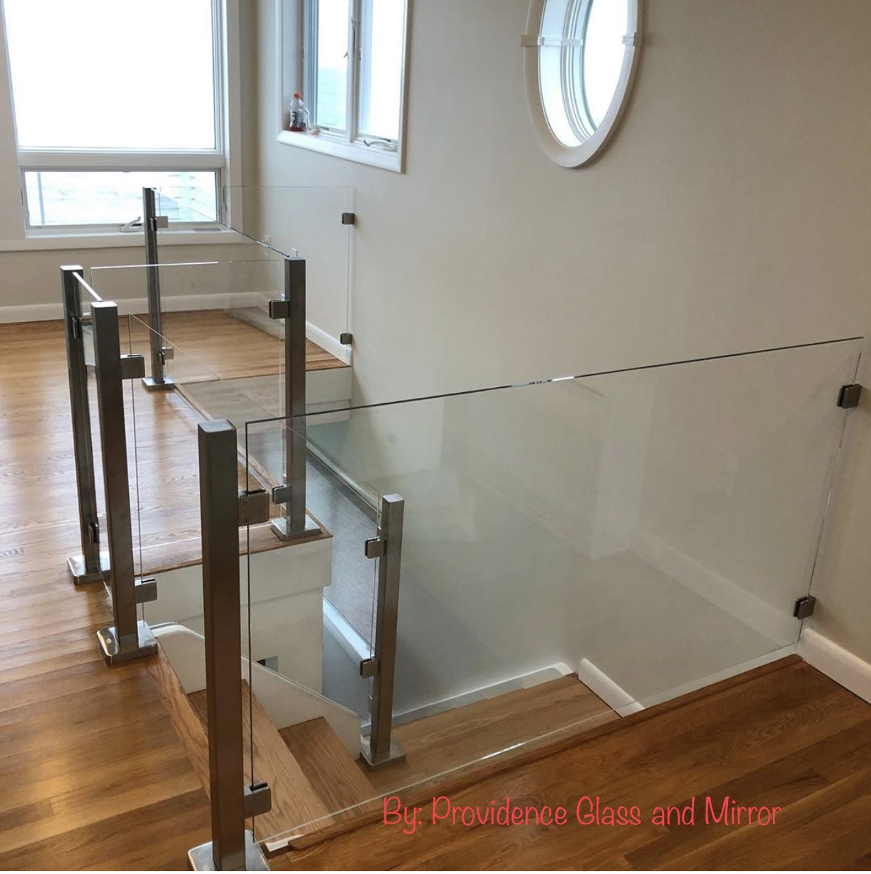 Glass Stair Railing System | Providence, RI