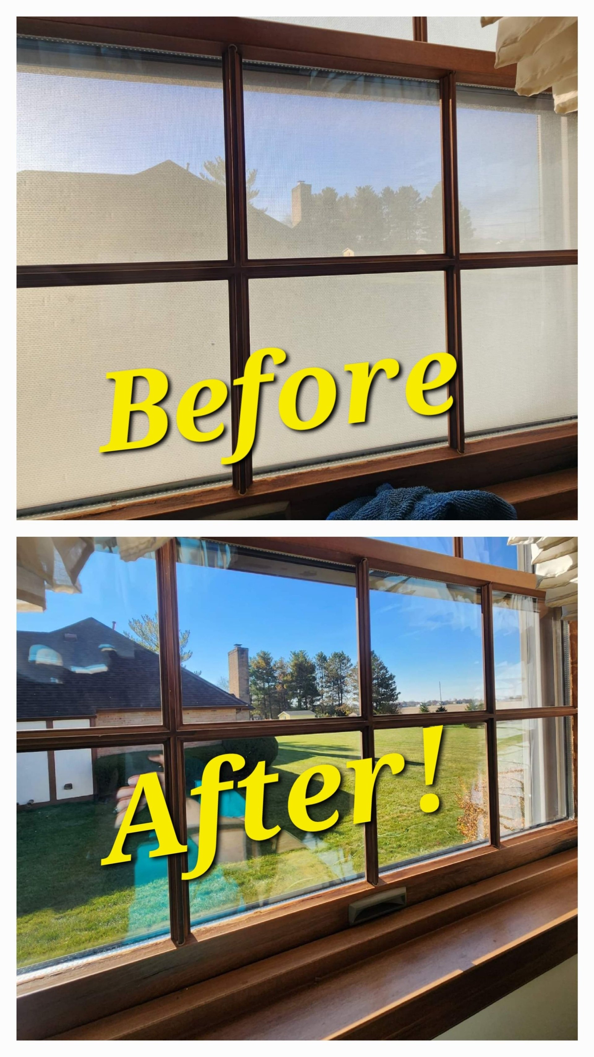 Perry Window Cleaning Before and After Gallery | Springfield