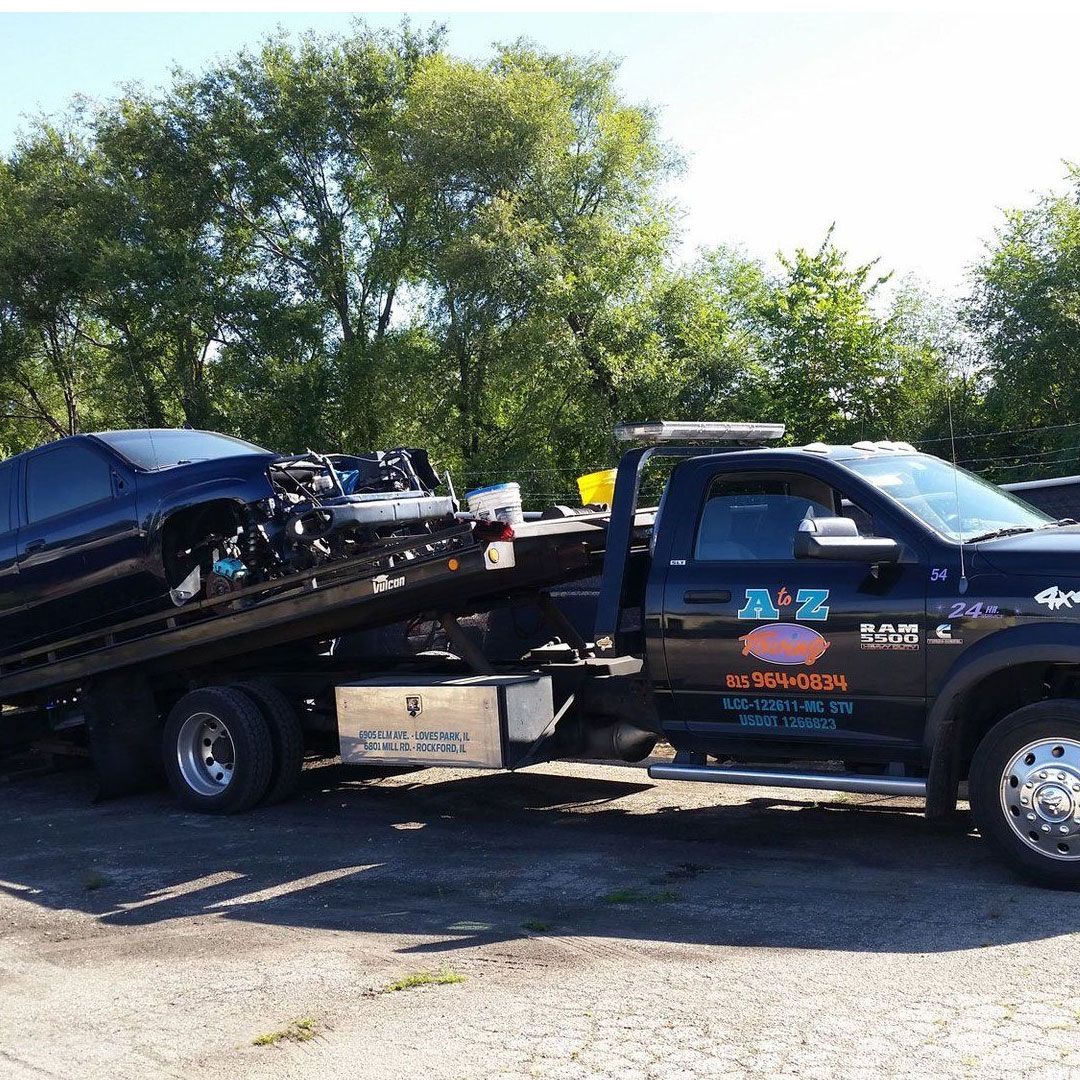 Roadside Assistance | A to Z Towing | Loves Park, IL
