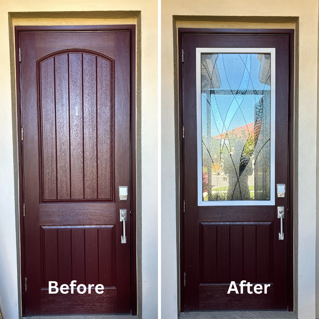 Glass Door Insert Photo Gallery | Brum Art Glass