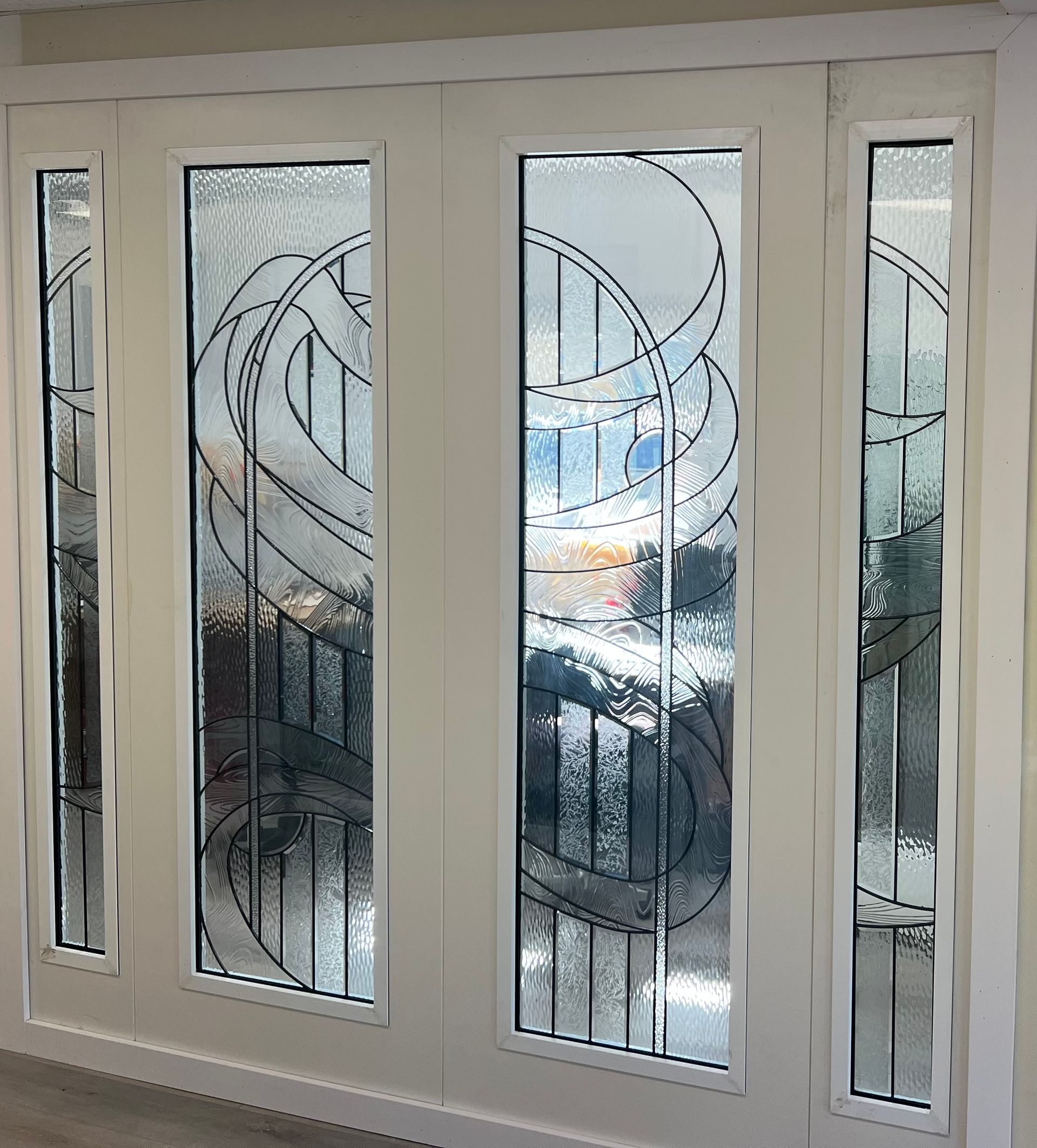 Glass Door Insert Photo Gallery | Brum Art Glass