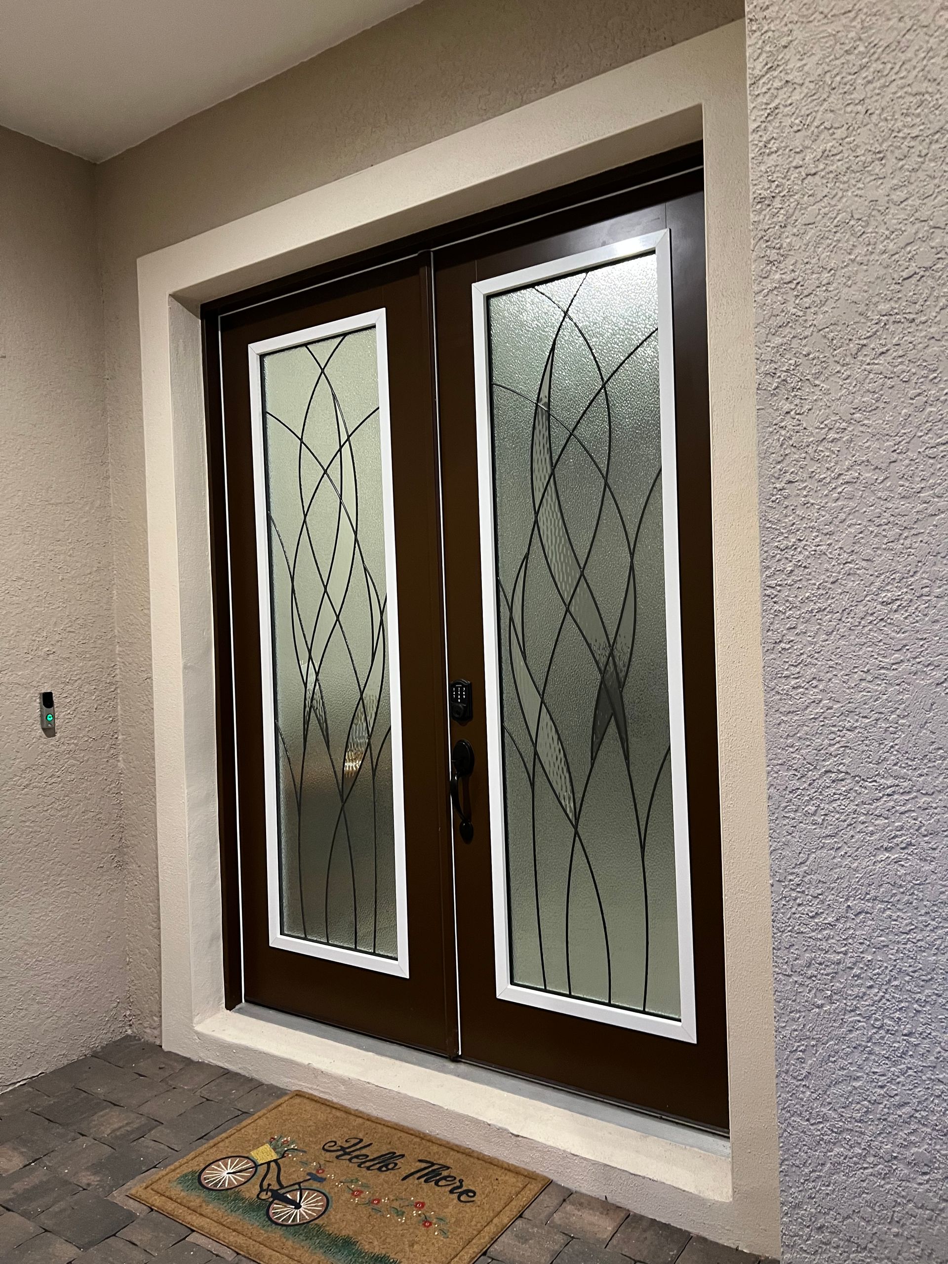Glass Door Insert Photo Gallery | Brum Art Glass