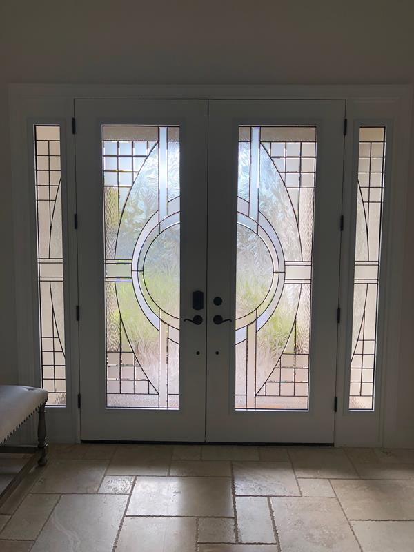 Glass Door Insert Photo Gallery | Brum Art Glass